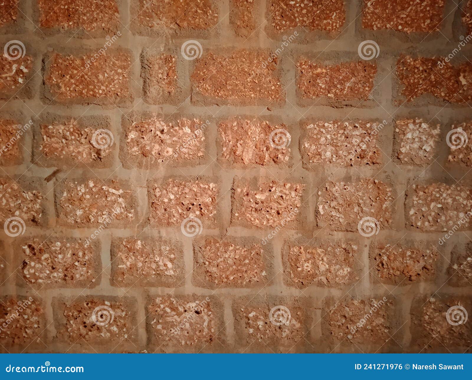 Laterite Stone Wall Texture Background. Stock Photo - Image of pattern ...