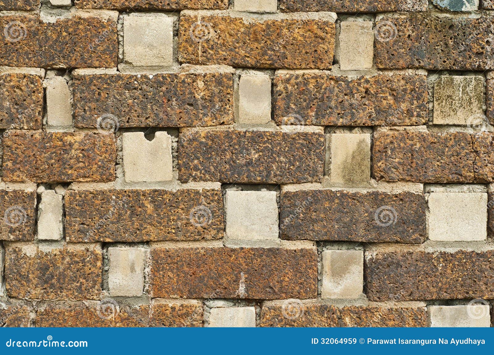 Laterite wall. stock image. Image of block, color, laterite - 32064959