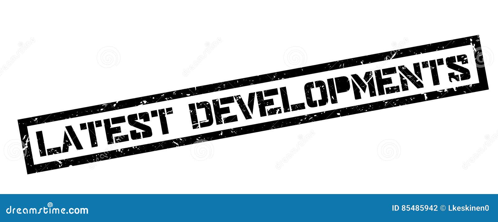 Latest Developments Rubber Stamp Stock Illustration - Illustration of ...