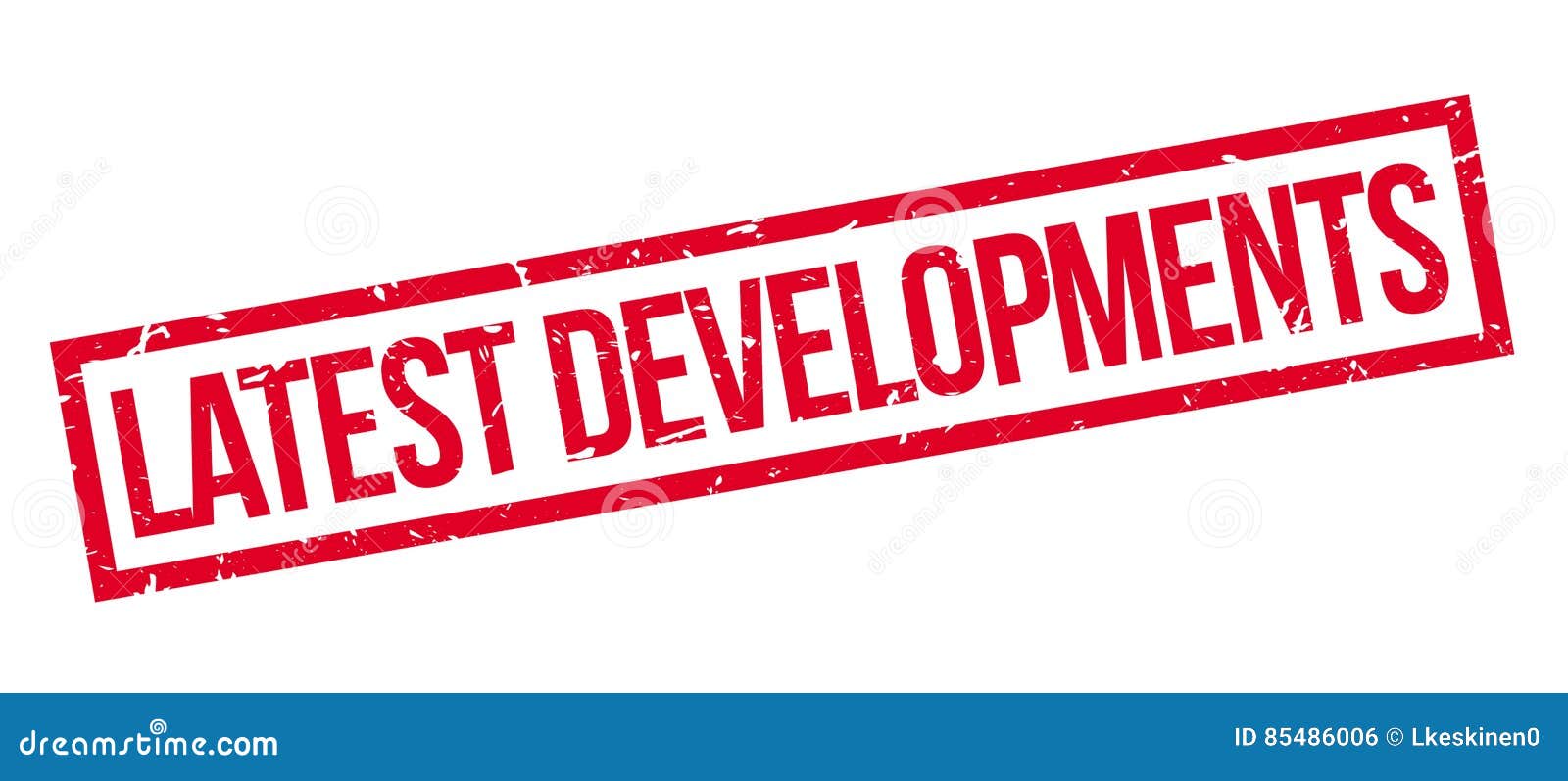 Latest Developments Rubber Stamp Stock Illustration - Illustration of ...