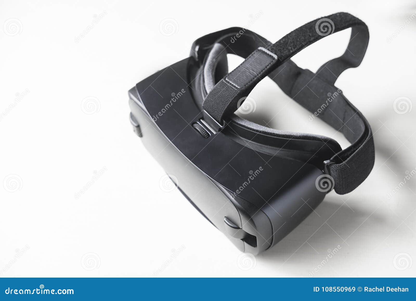 Gaming VR Headset on White Background. Stock Image - Image of work ...