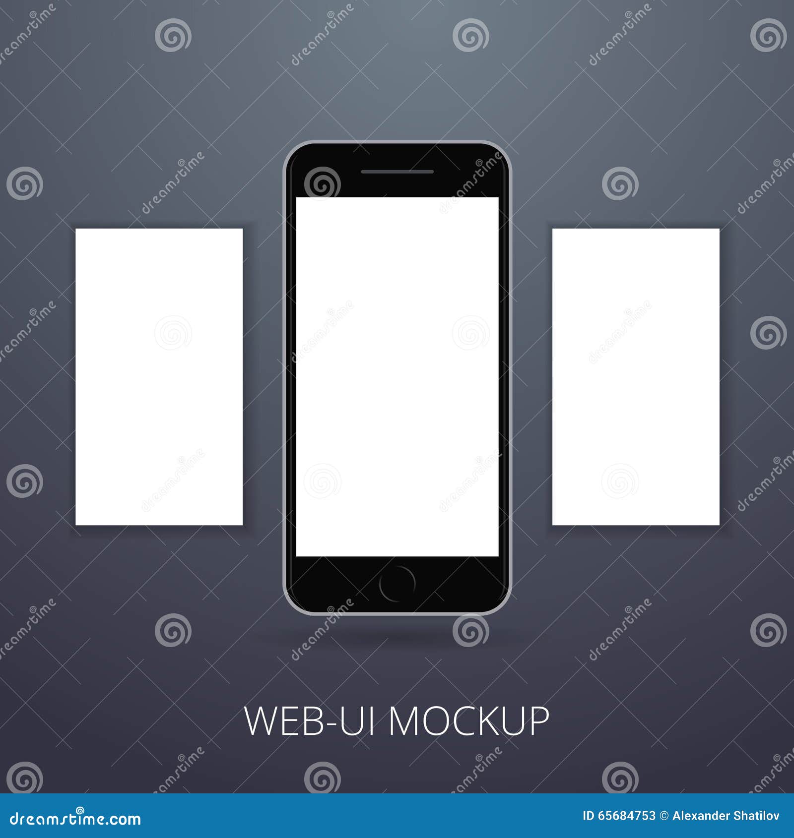 Latest Mobile Phone Mockup for Your Design or Web Interface Stock ...