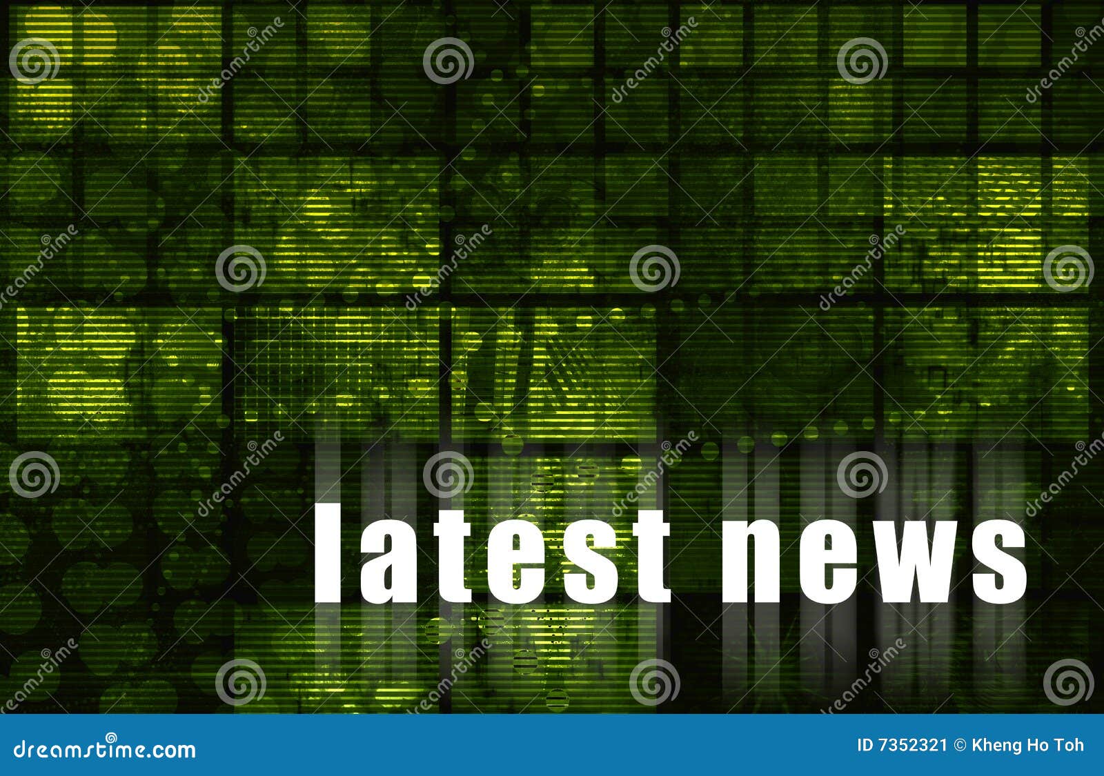 Latest News stock illustration. Illustration of design - 7352321