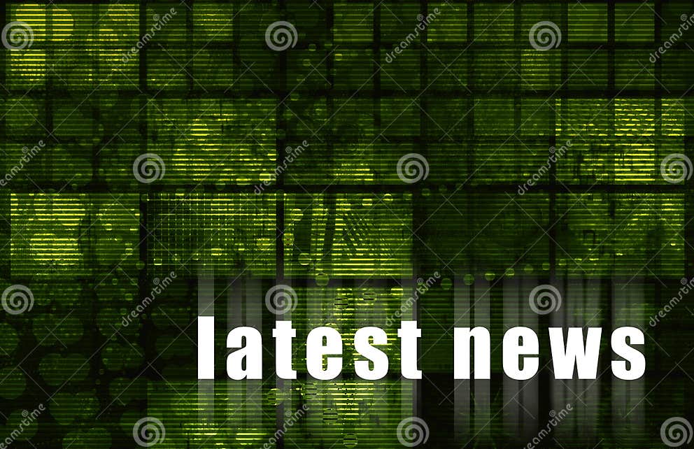 Latest News stock illustration. Illustration of design - 7352321