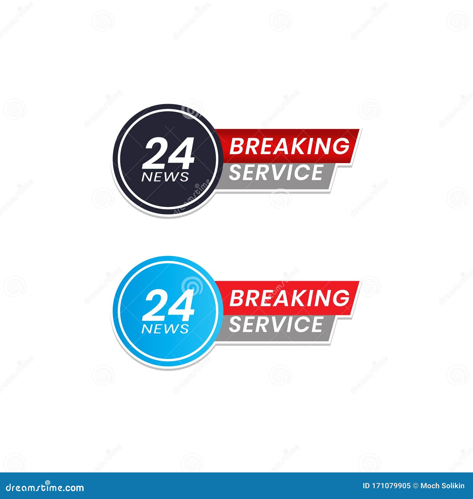 Latest News Icons Breaking News for Journalists Stock Vector ...