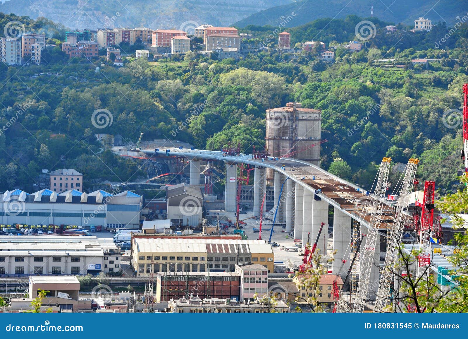 Latest Reconstruction Work on the New Highway Bridge Editorial Image ...