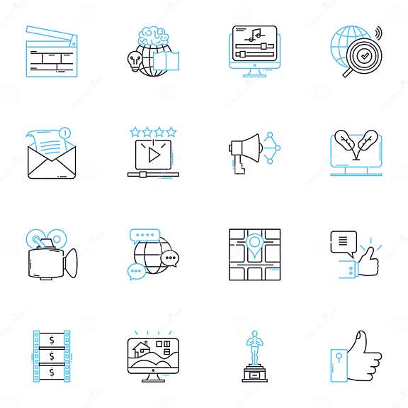 Latest Technology Linear Icons Set. Artificial Intelligence, Robotics ...