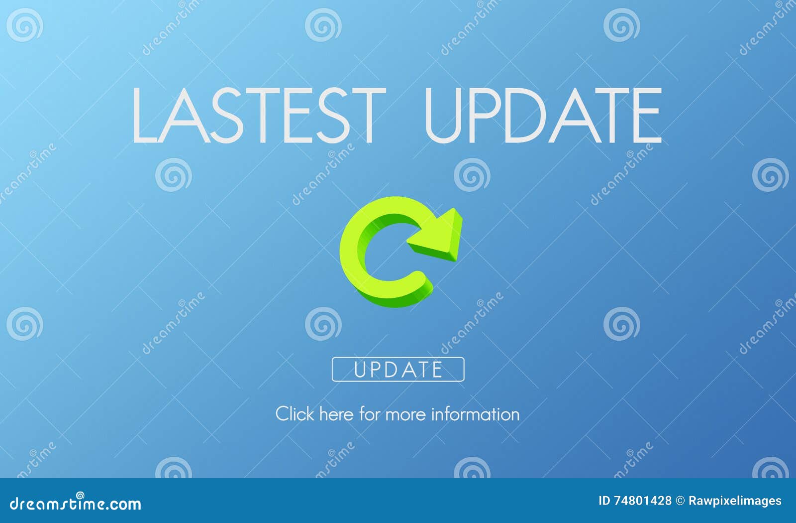 Latest Version Fresh Updates Application Updates Concept Stock Photo ...