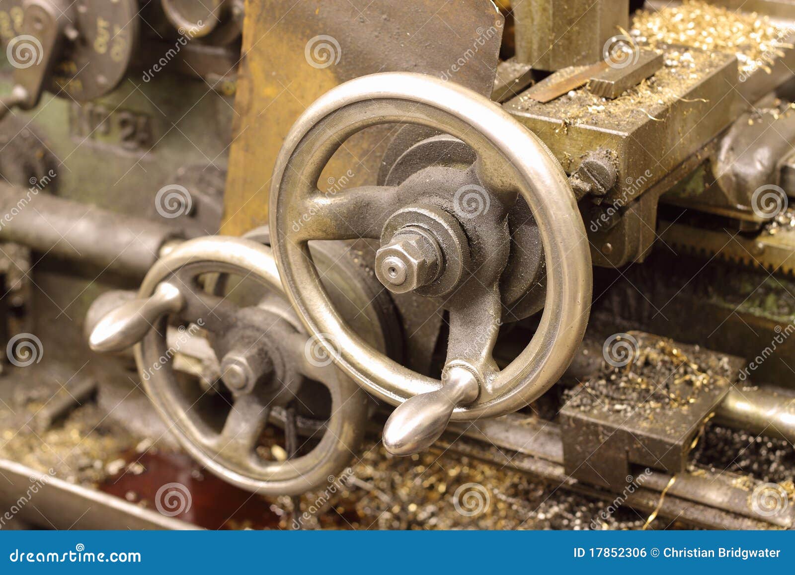 Lathe stock photo. Image of industrial, machine, wheel - 17852306