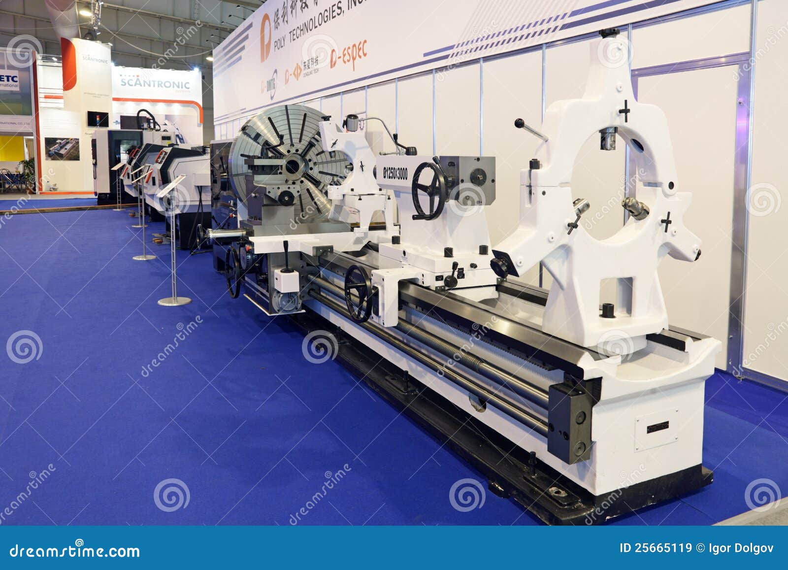 The Demonstration Of CNC Lathe Tool Stock Photo | CartoonDealer.com ...