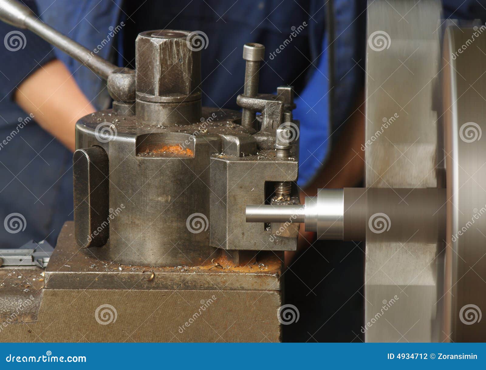 Lathe stock photo. Image of manufacture, craft, factory - 4934712