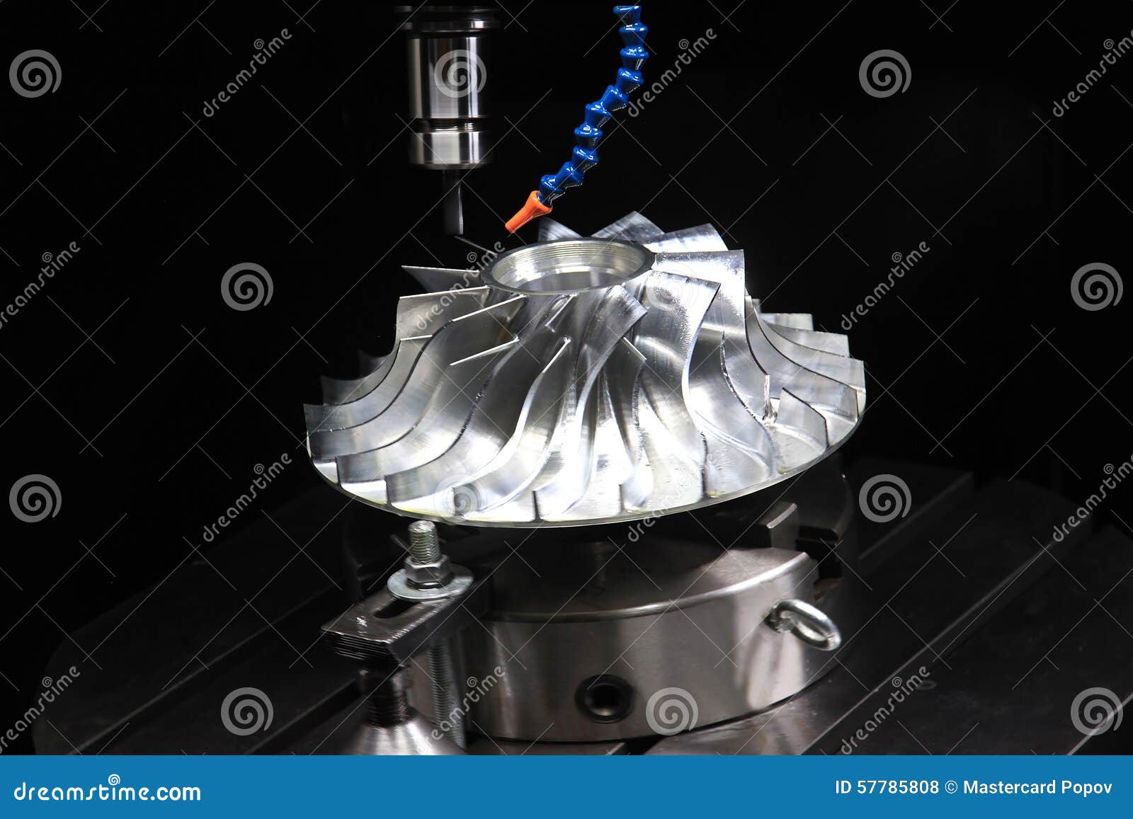 Lathe, CNC milling stock photo. Image of turning, lathe - 57785808