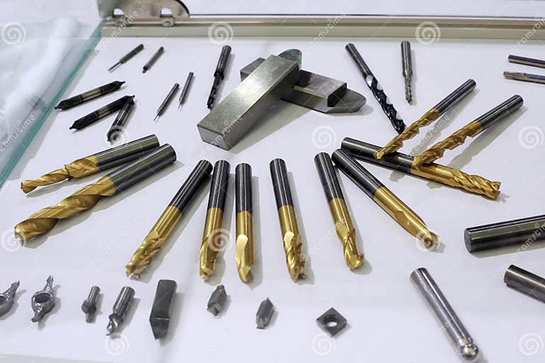 Lathe drill bit set stock photo. Image of drilling, metal - 27753540