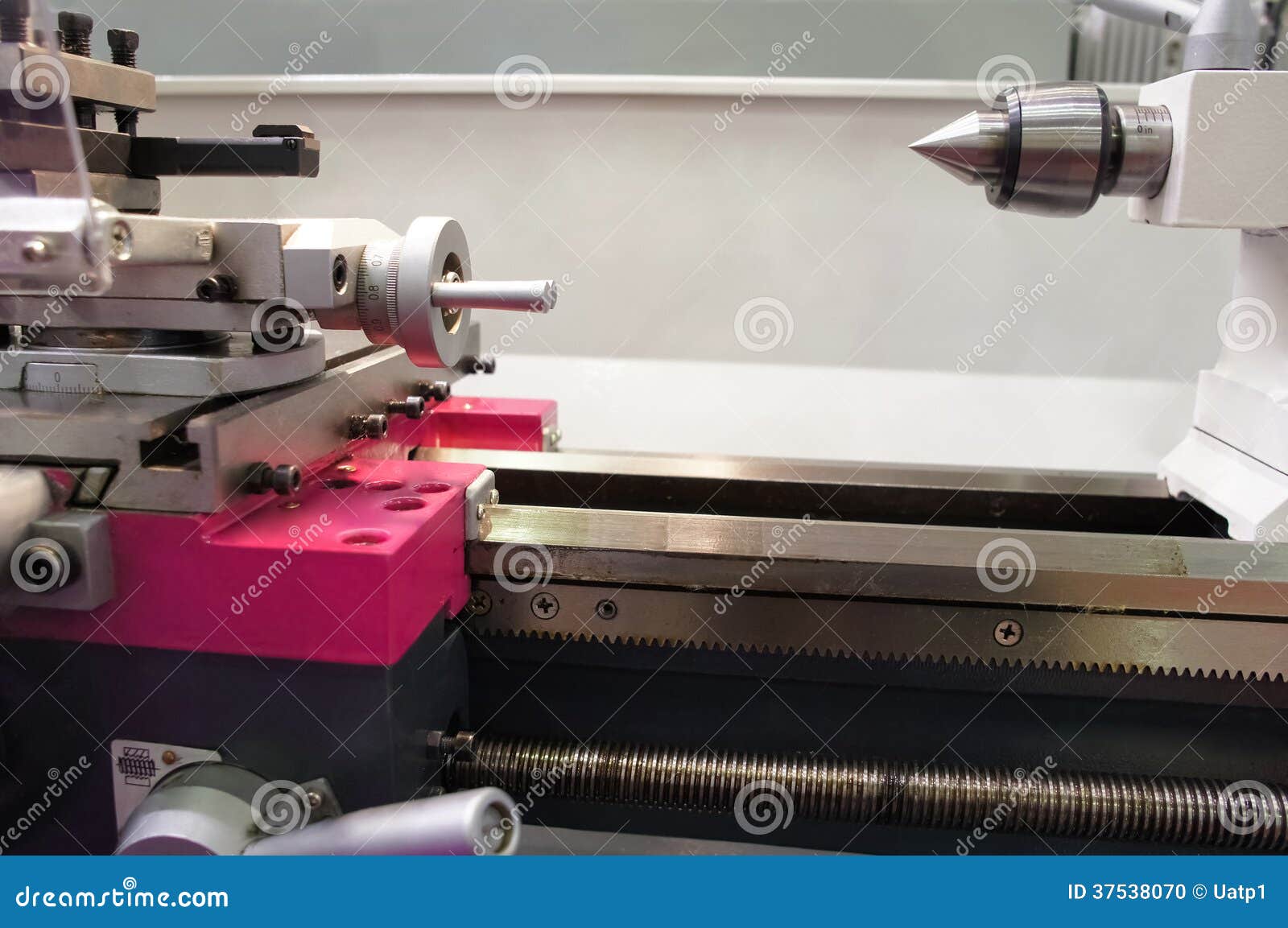 Lathe stock photo. Image of professional, steel, engineering - 37538070