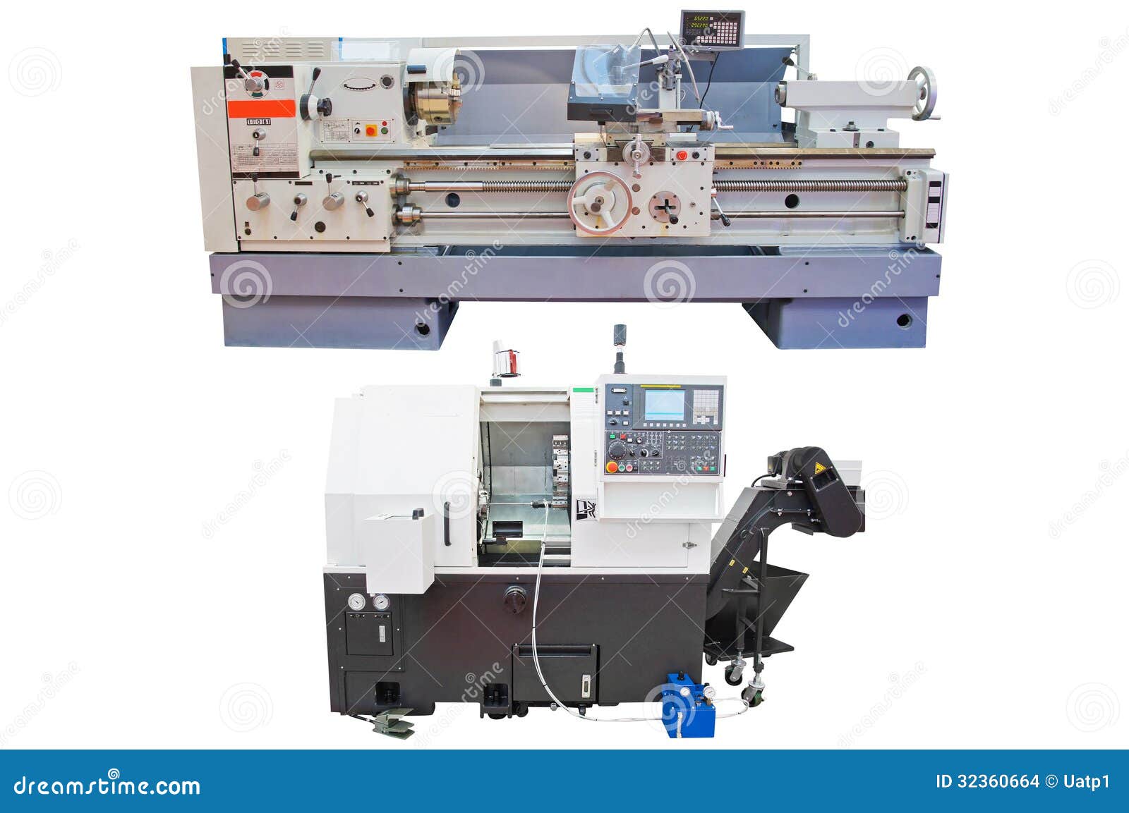 Lathe stock photo. Image of tooling, automation, machinery - 32360664
