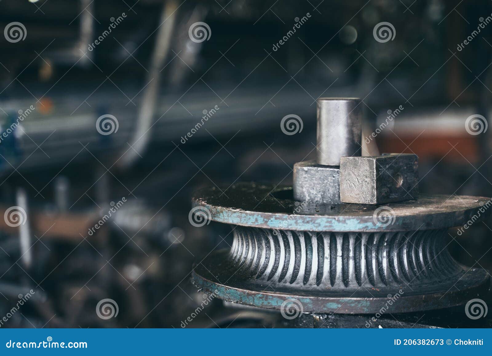 Lathe Machine Tool in Industrial Manufacturing Factory, Engineering ...