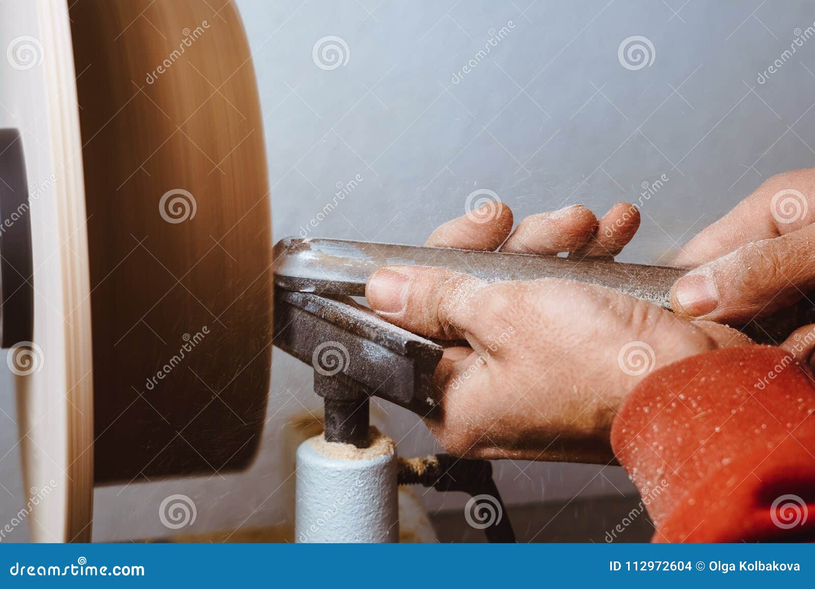 Lathe on a tree stock photo. Image of craftsmanship - 112972604