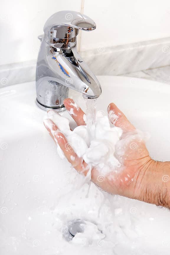 Lather of soap stock image. Image of basin, healthcare - 14324879