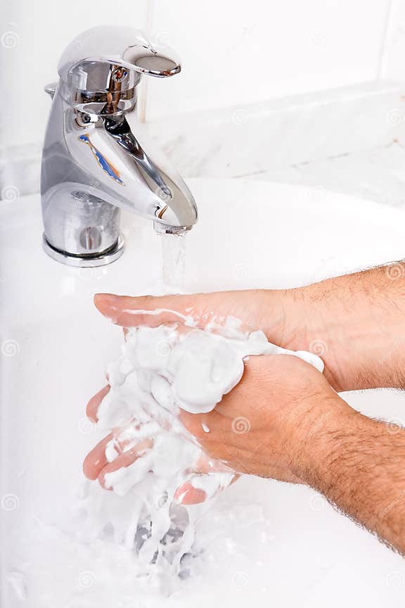 Lather of soap stock photo. Image of hygiene, toilet - 15006268