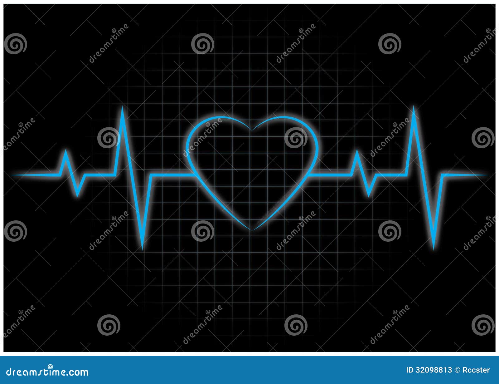 Latidos Del Corazón, ECG Fotos de archivo - Imagen: 32098813