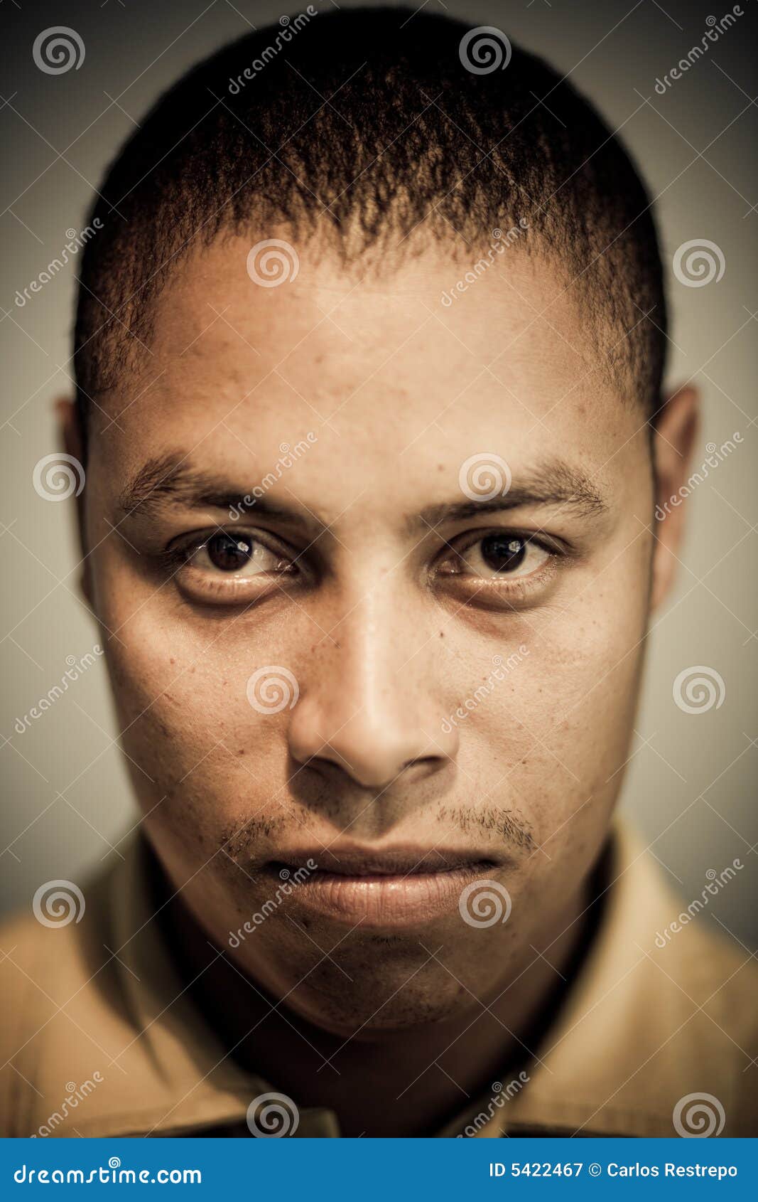 Latin Afro-american Portrait Stock Image - Image of eyes, male: 5422467
