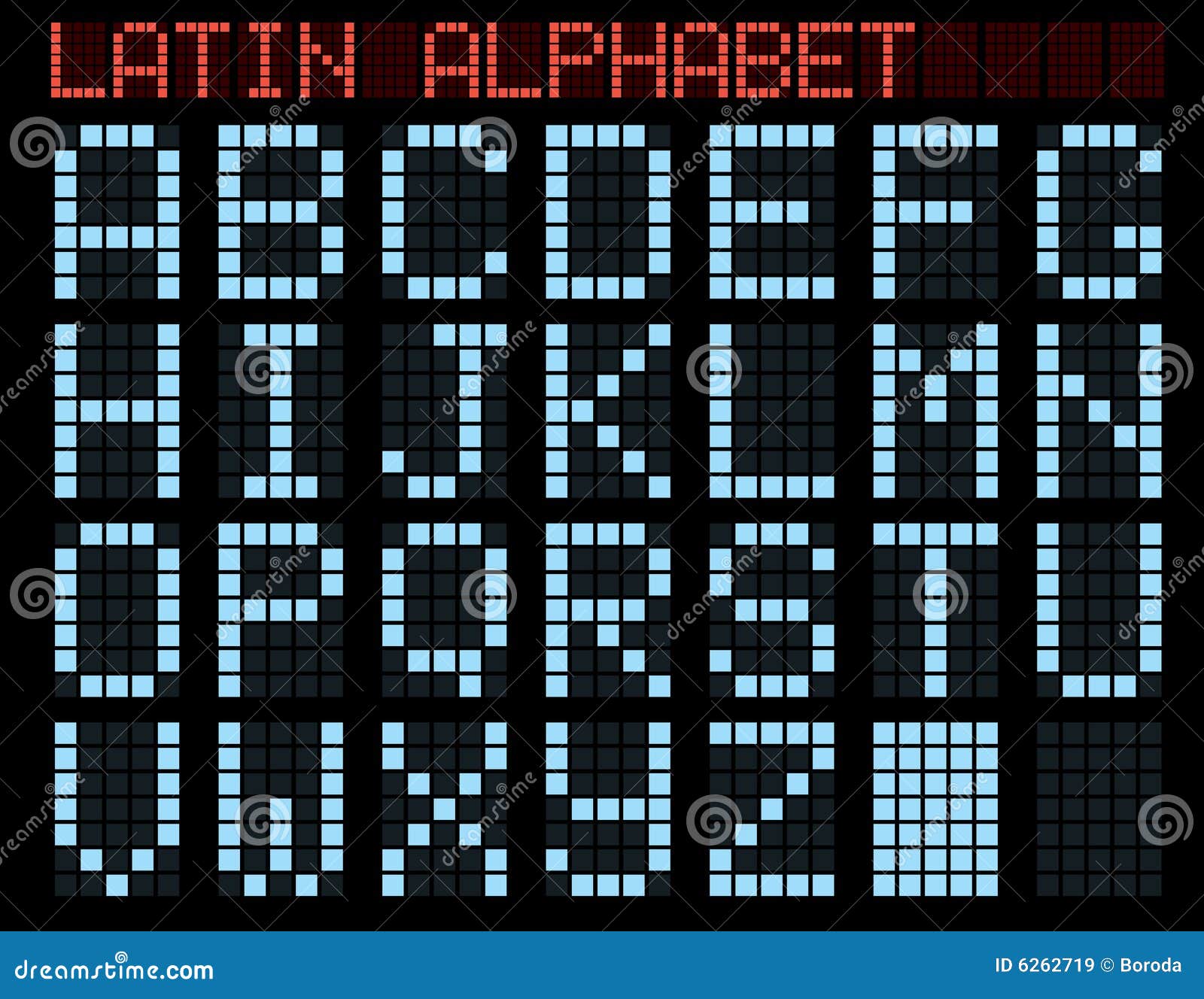 Latin Alphabet In Cartoon Style. Characters In Scandinavian Style. Cute ...