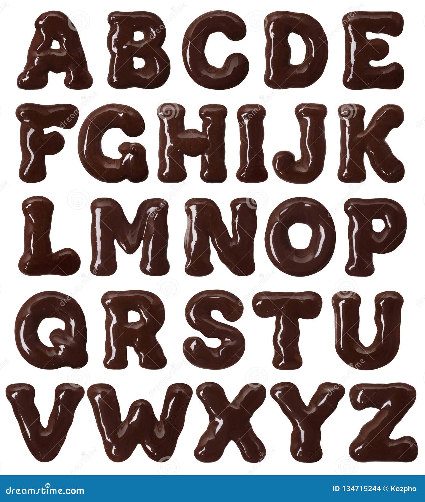 Latin Alphabet Bold Font Made of Chocolate in High Resolution Stock ... Latin Alphabet Bold Font Made of Chocolate in High Resolution Stock ...