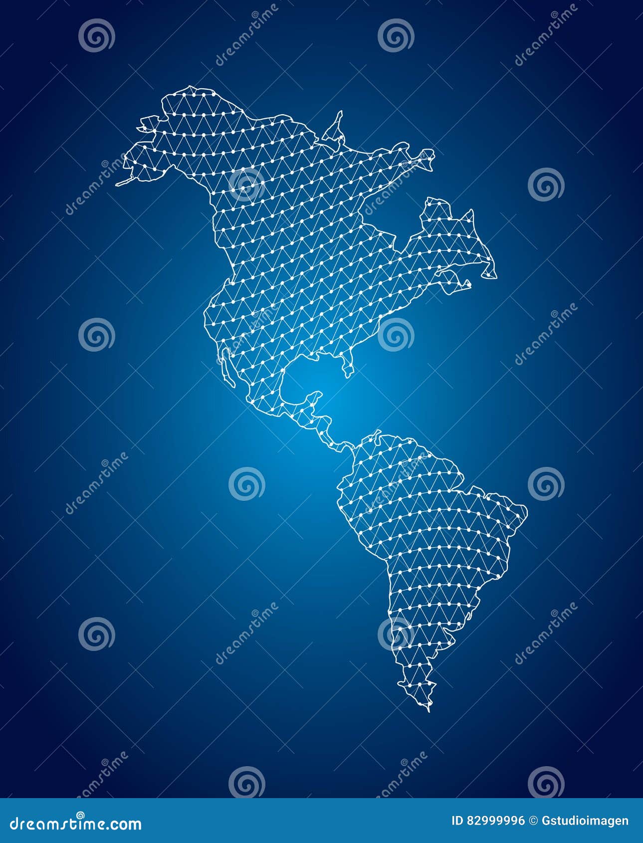 Latin america map stock illustration. Illustration of abstract - 82999996