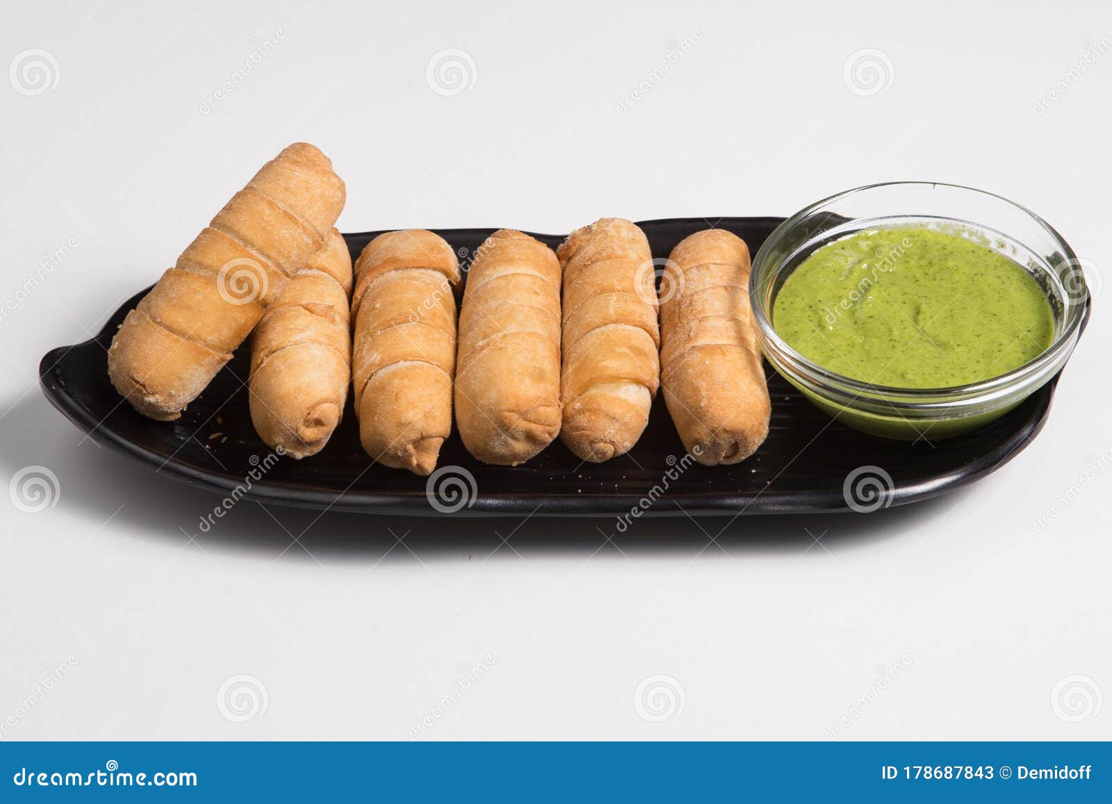 Latin-American Appetizers Called Tequenos Stock Image - Image of white ...