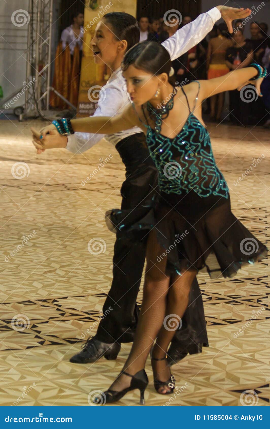 Latin Dance Contest editorial stock image. Image of body - 11585004