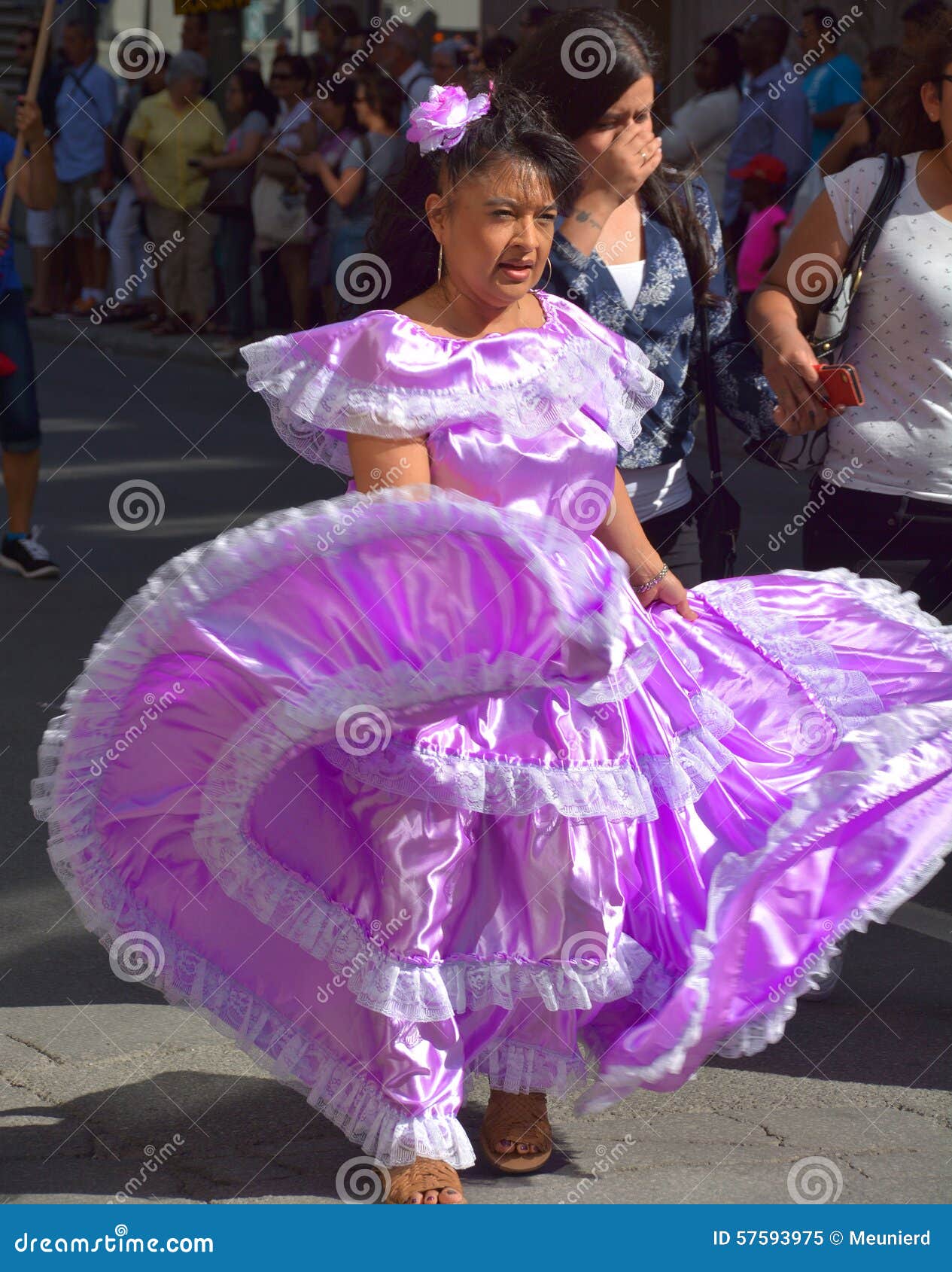 Latin Dancer Editorial Image Image Of Festivities American 57593975