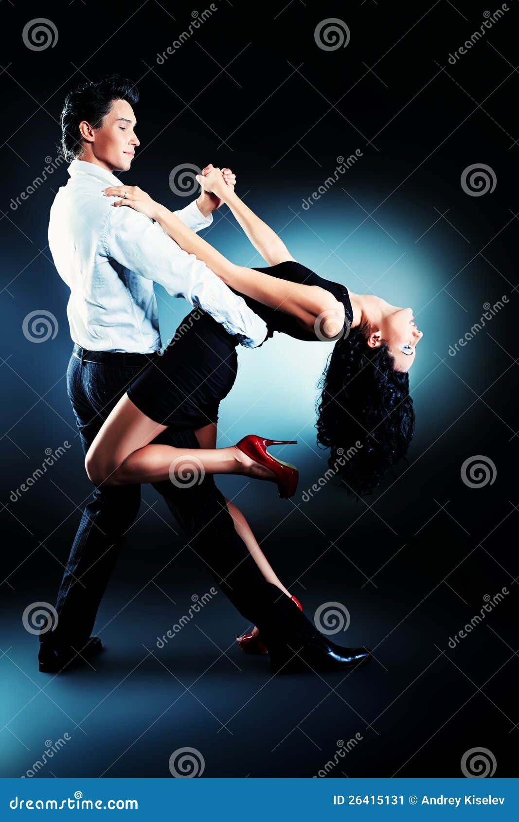 Latin dancers stock image. Image of emotional, elegance - 26415131