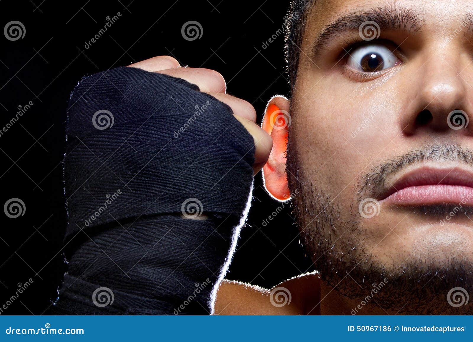 Latin Fighter stock photo. Image of hispanic, intense - 50967186