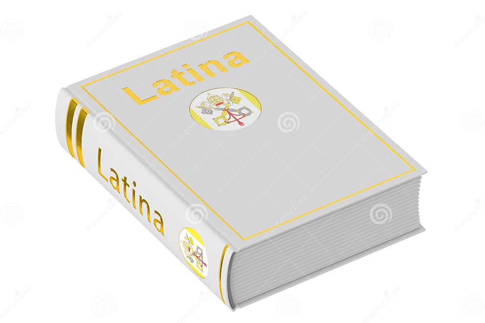 Latin Language Textbook, 3D Rendering Stock Illustration - Illustration ...