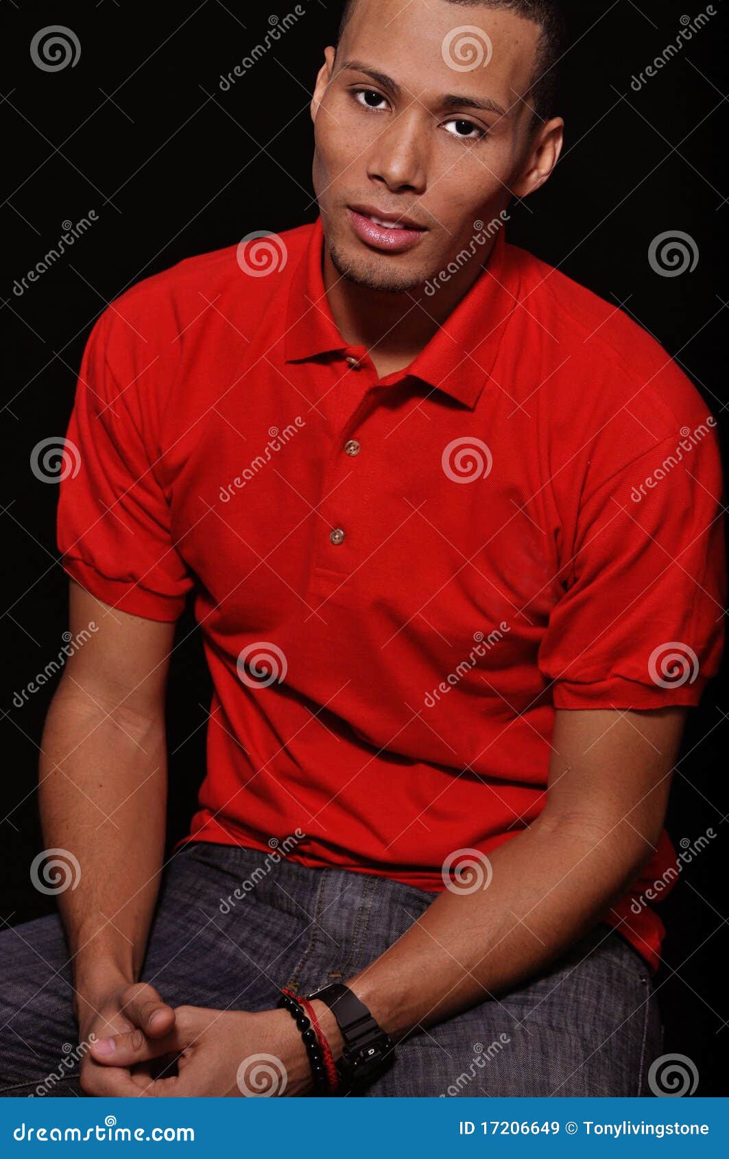 Latin man stock image. Image of portrait, skinny, young - 17206649