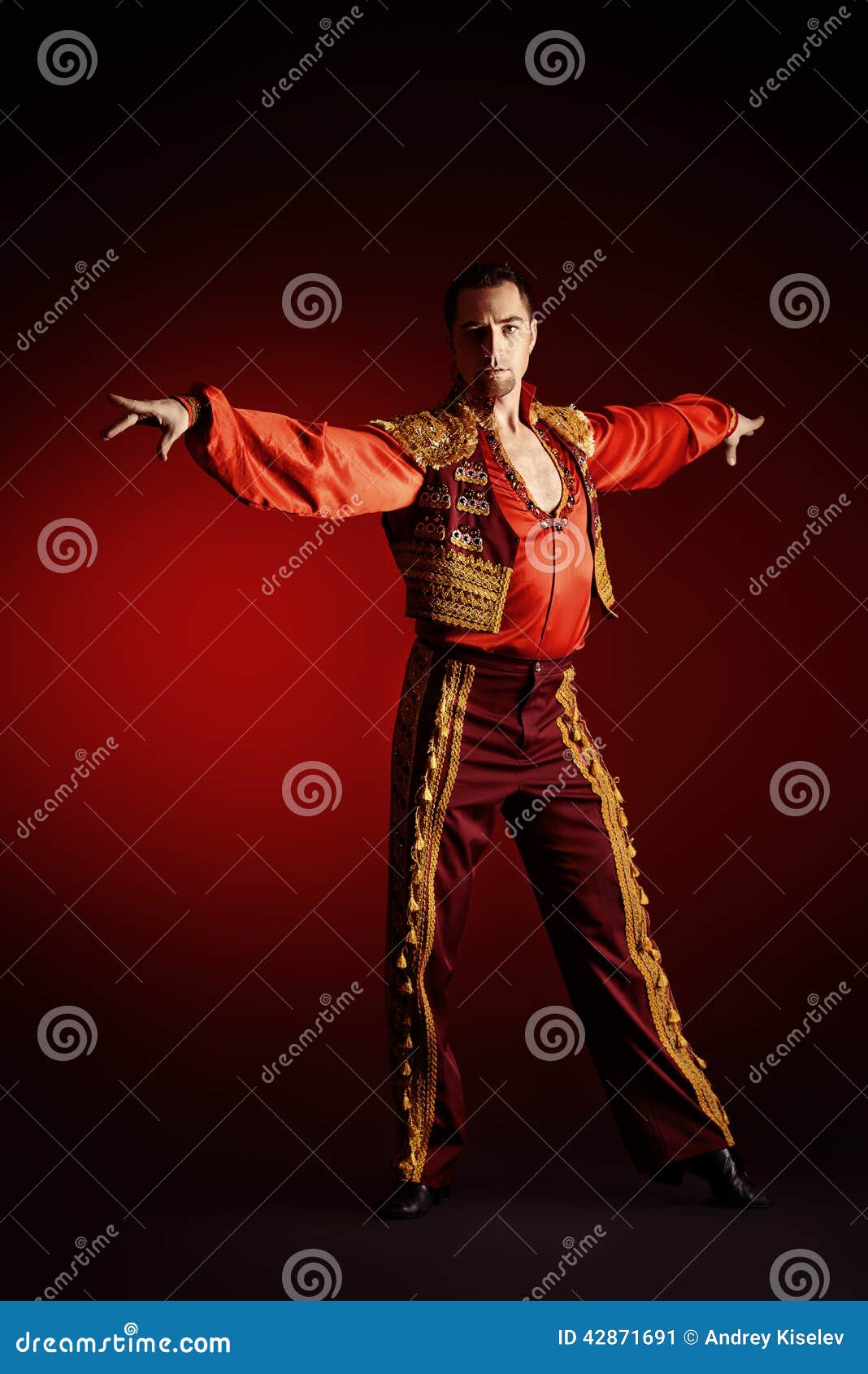 Latin man stock image. Image of grace, costume, modern - 42871691