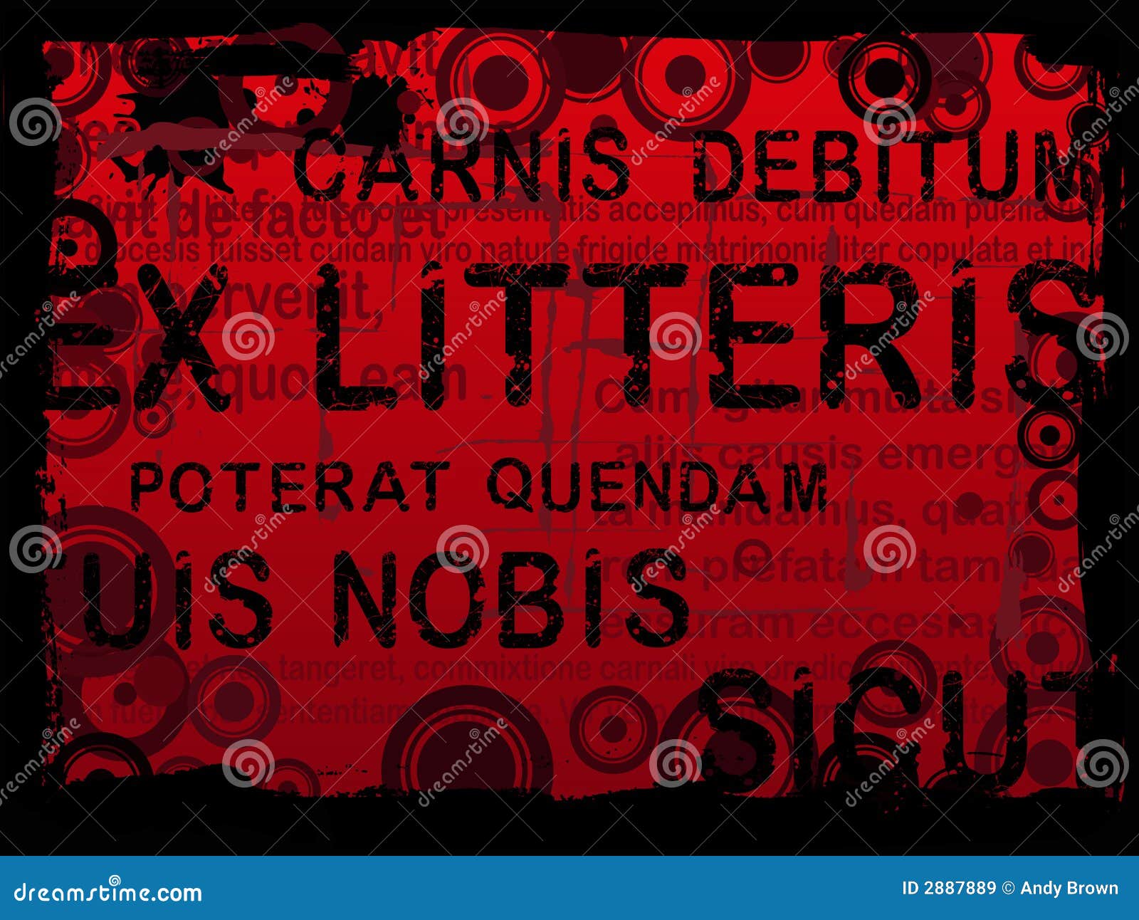 Latin Text Grunge Background 2 Stock Vector - Illustration of generate ...