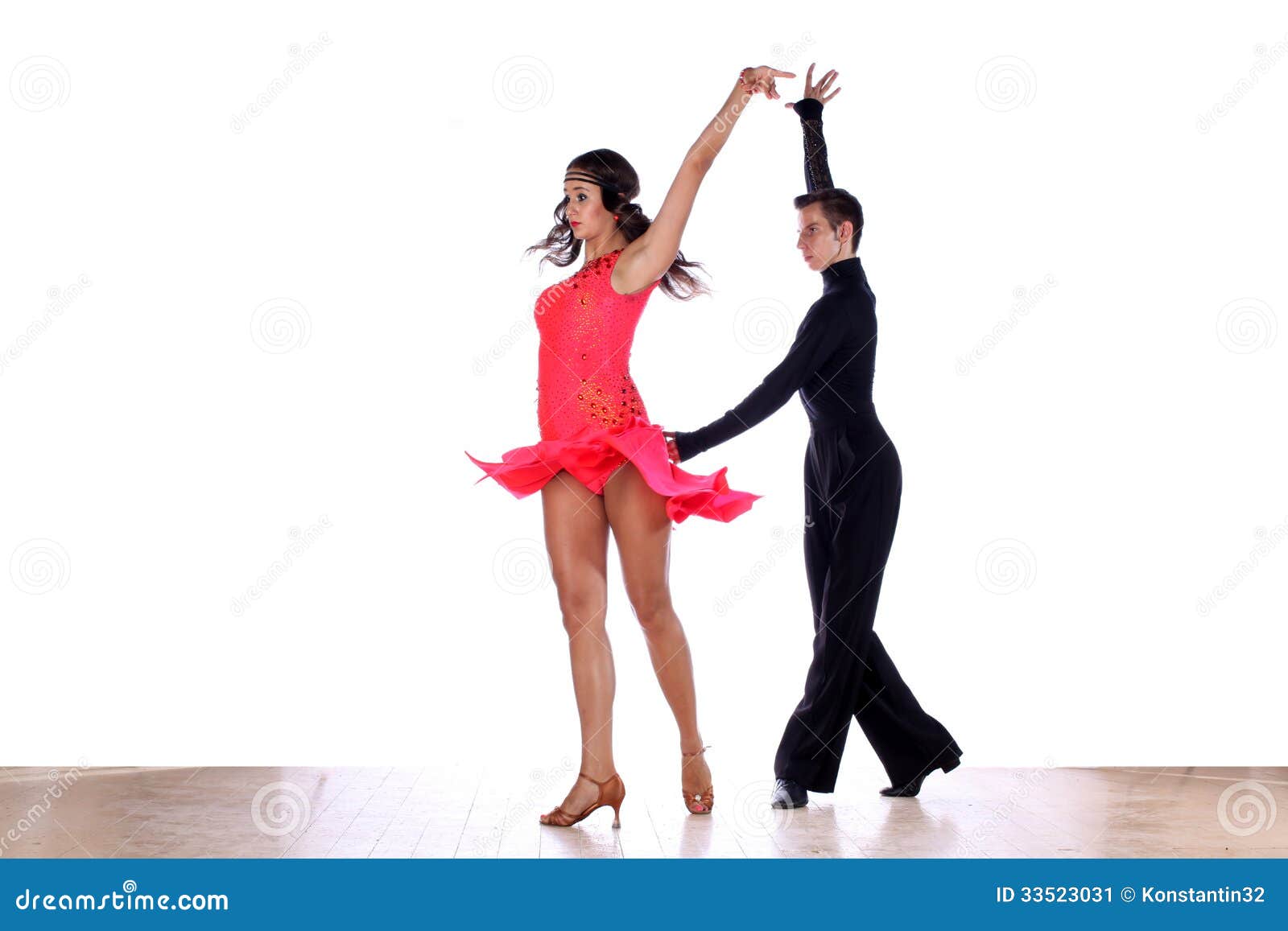 Latino dancers in ballroom stock image. Image of cool - 33523031