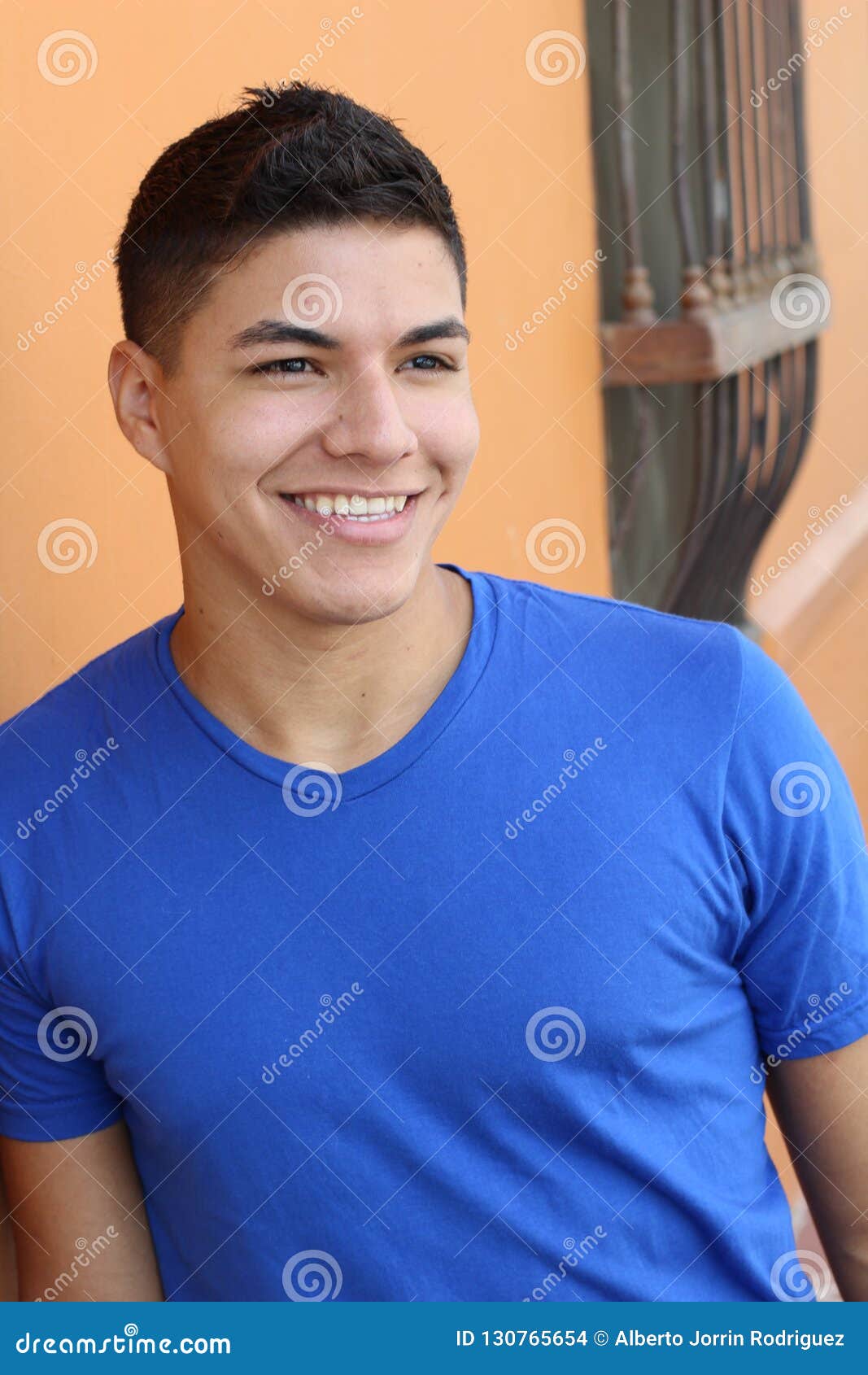 Latino Male with Copy Space Stock Photo - Image of casual, attractive ...