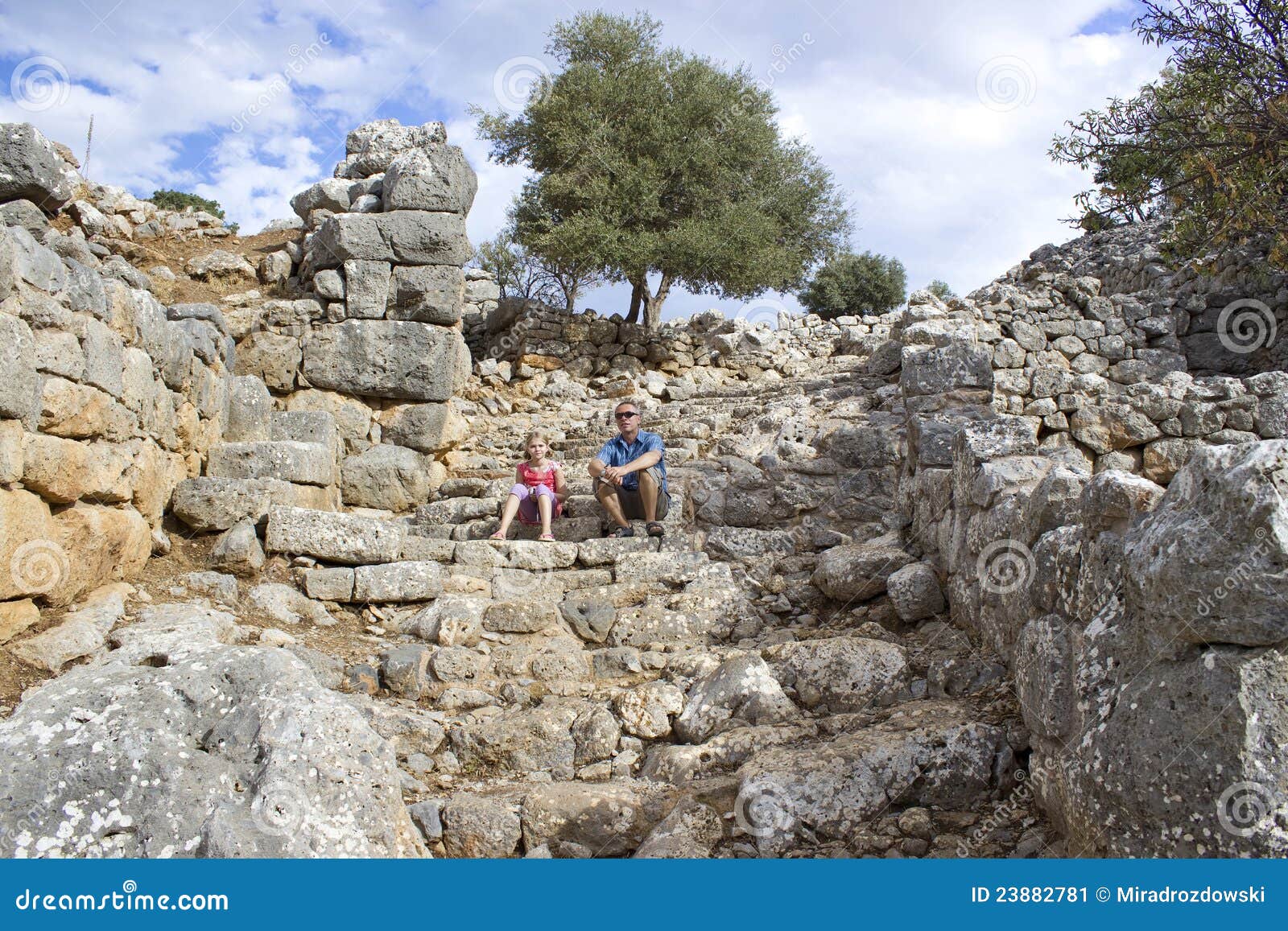 Lato, Ancient City in Crete Stock Image - Image of family, culture ...