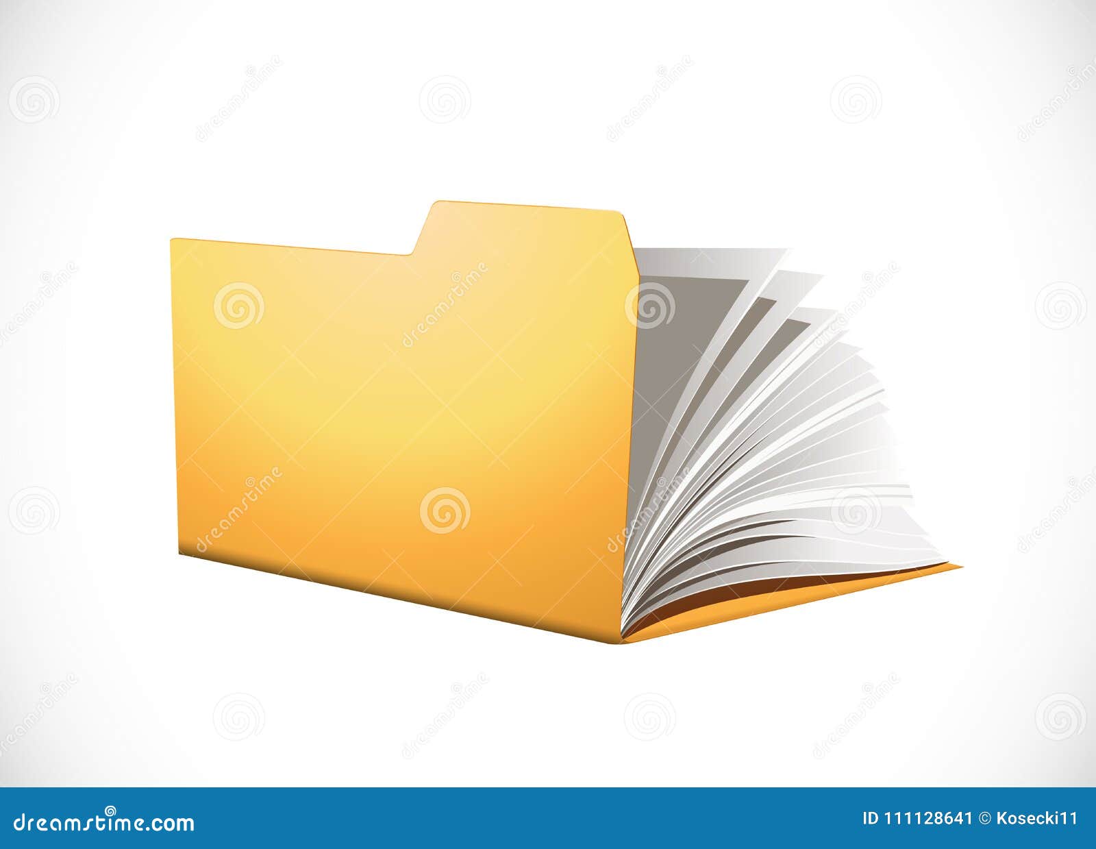 Latop Concept - Computer Data Folder Stock Vector - Illustration of ...
