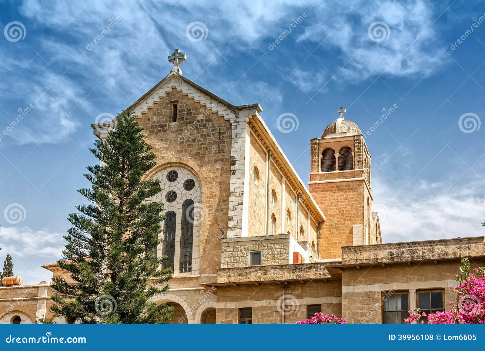 Latrun Monastery stock photo. Image of trees, green, latrun - 39956108