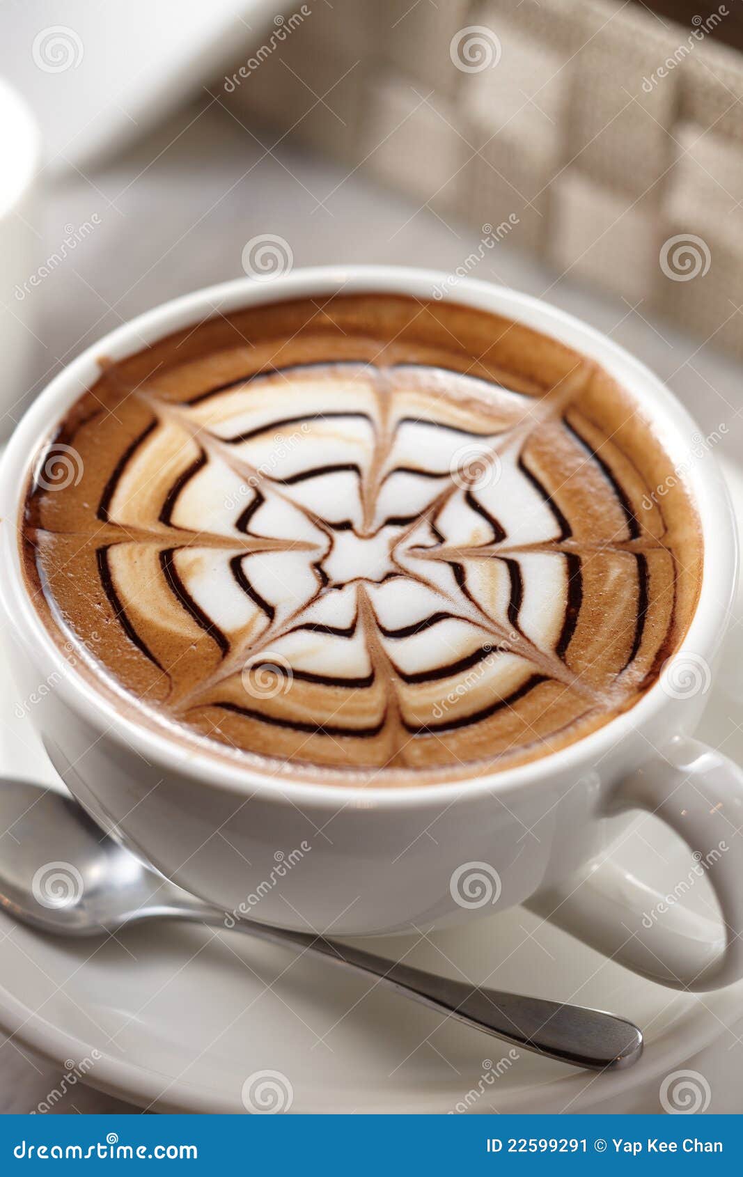 Latte stock image. Image of brown, cappuccino, view, rest - 22599291