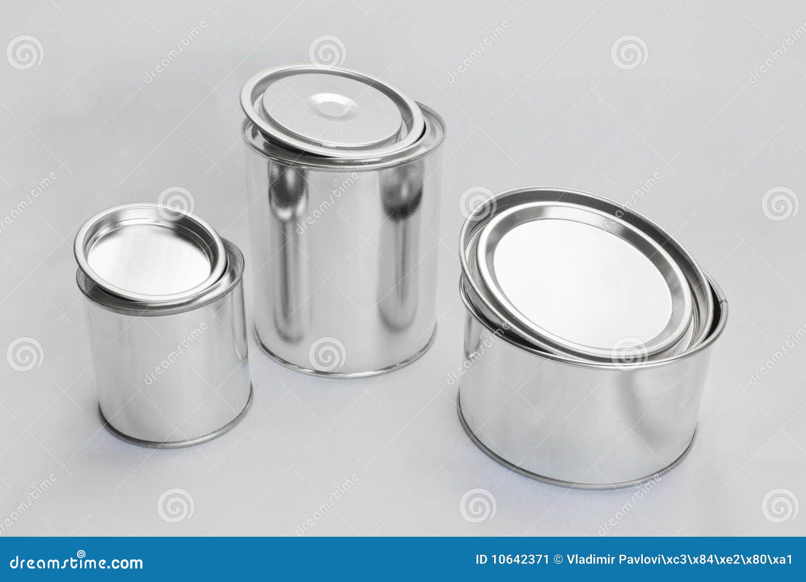 Latte Brillanti Del Metallo Per Vernice Immagine Stock - Immagine di ...