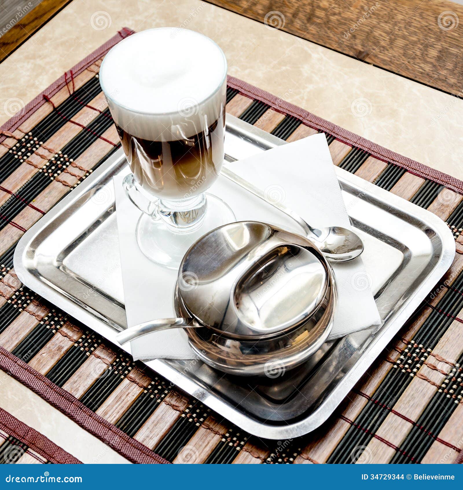 Latte coffee stock photo. Image of frappuccino, delicious - 34729344