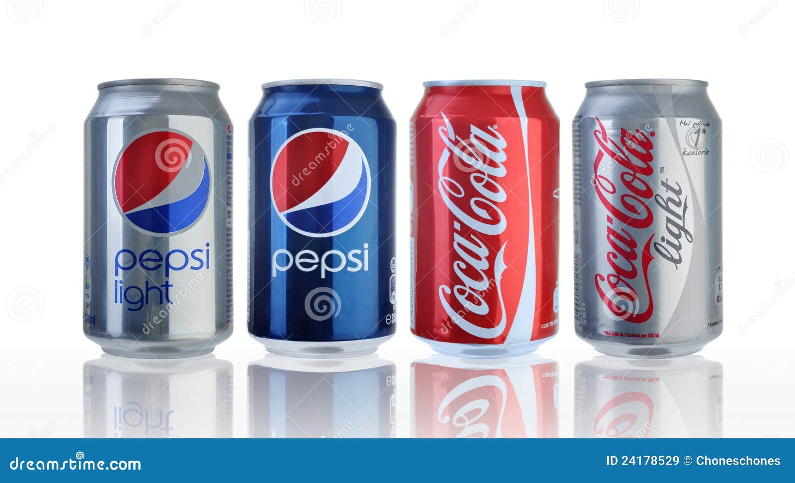 Latte Della Pepsi-cola E Della Coca-cola Immagine Stock Editoriale ...