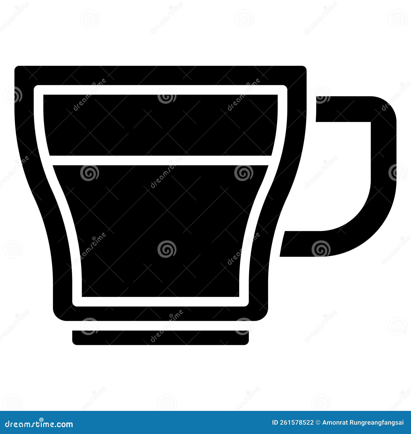 Latte Icon, Coffee Shop Related Vector Stock Vector - Illustration of ...