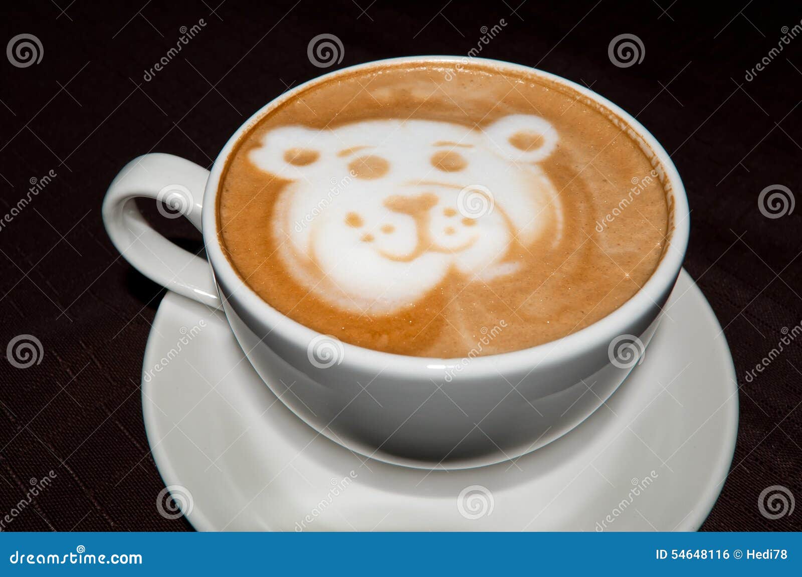 Latte art stock photo. Image of cute, face, fresh, coffe - 54648116