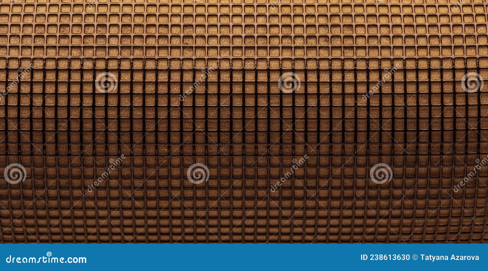Lattice Background, Brown Checkered Texture, Golden Abstract Perforated ...
