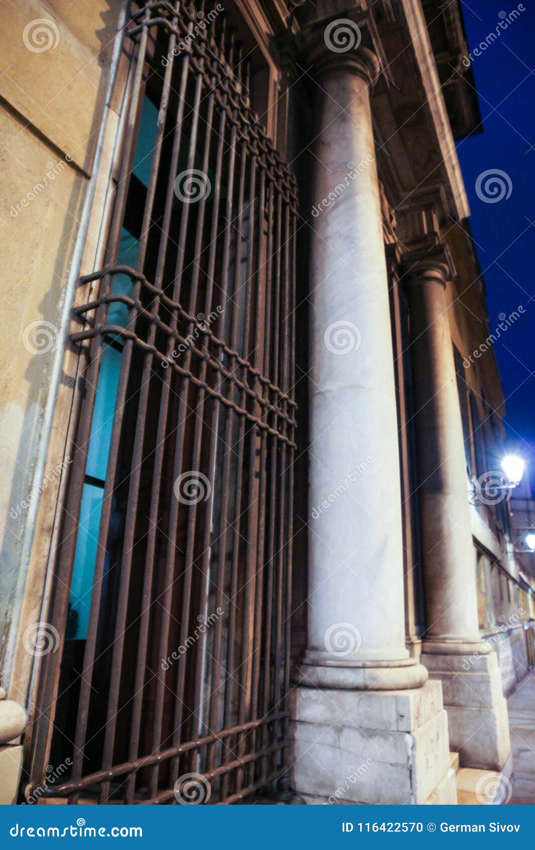 A lattice at the column. stock photo. Image of exterior - 116422570